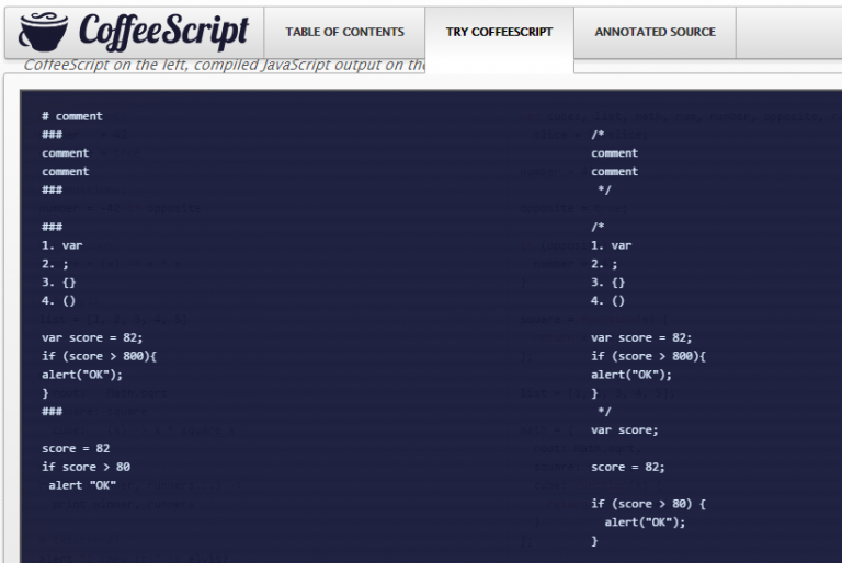 CoffeeScript – ソフトウェアエンジニアの技術ブログ：Software engineer tech blog