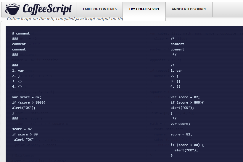 CoffeeScript – ソフトウェアエンジニアの技術ブログ：Software engineer tech blog