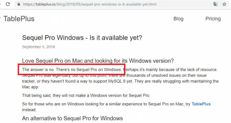 windowsでのSequel Proの使い方 – ソフトウェアエンジニアの技術ブログ：Software engineer tech blog